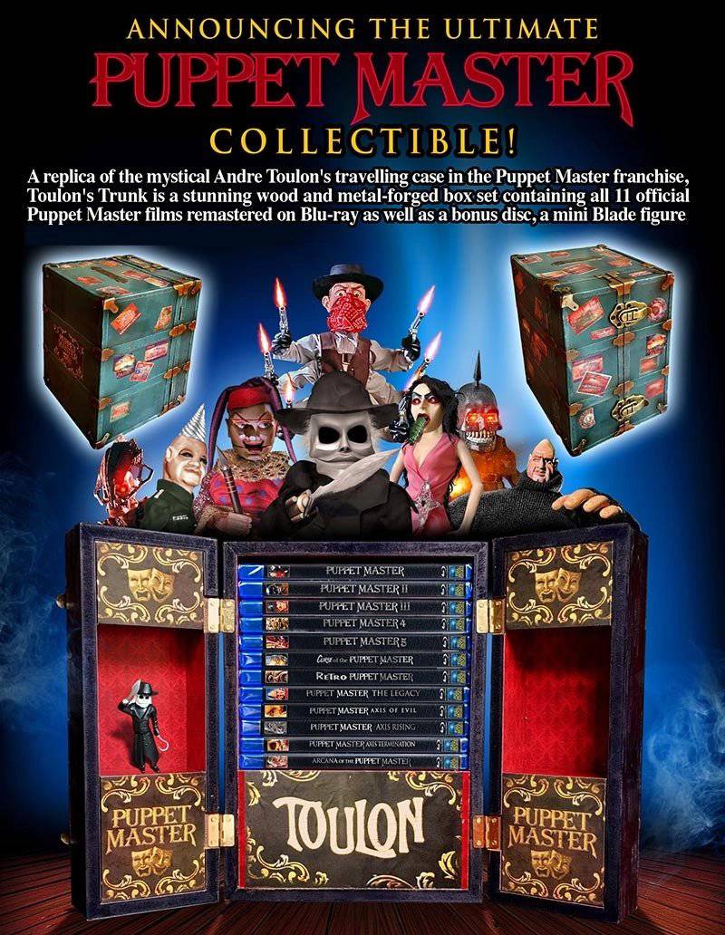 Toulon's Trunk Complete Puppet Master Blu-ray Set | iCollectables